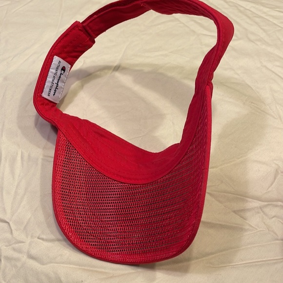 Champion | Accessories | Red Champion Visor | Poshmark